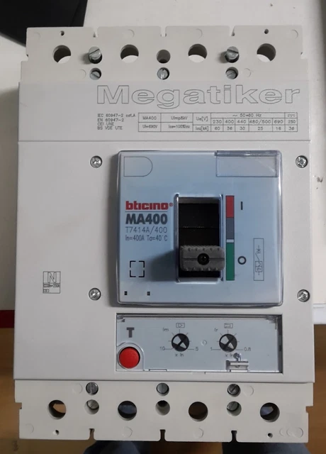 BTICINO - INTERRUTTORE Magnetotermico Megatiker Ma400 EUR 999,00 ...