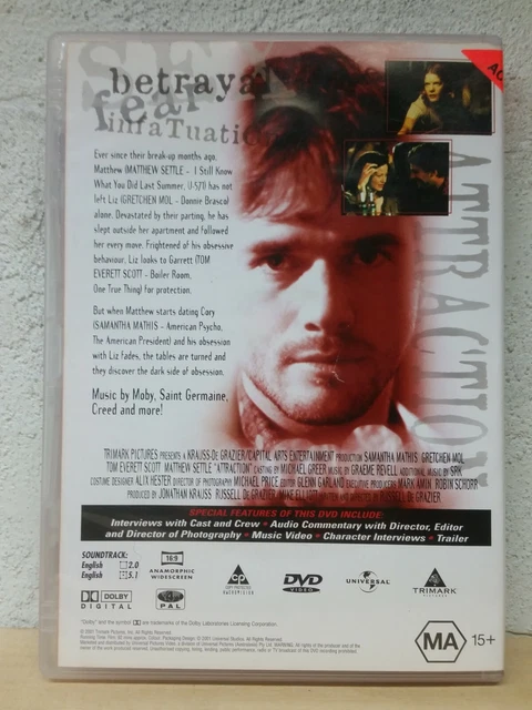 ATTRACTION DVD SAMANTHA Mathis Thriller B Movie Gretchen Mol 2000 RARE ...