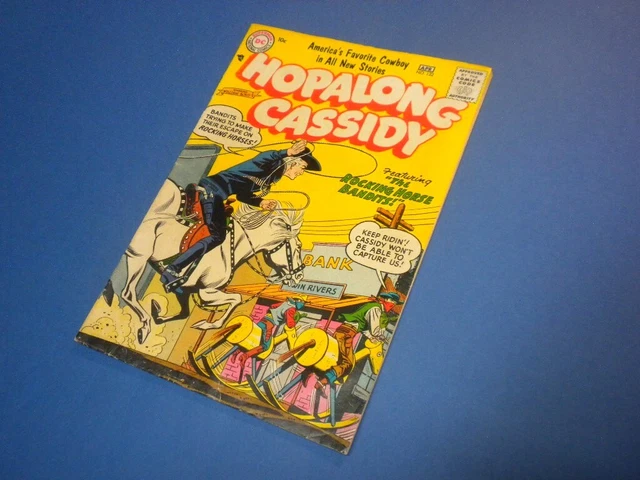 HOPALONG CASSIDY #122 DC Comics 1957 movie western star GOLDEN AGE ...