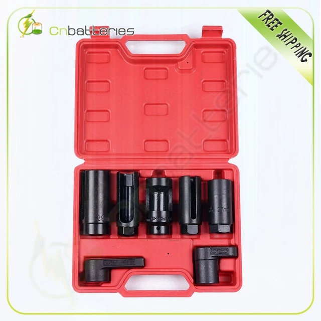 O2 OXYGEN SENSOR&OIL Pressure Sending Unit Master Sensor Socket Set 7pc ...