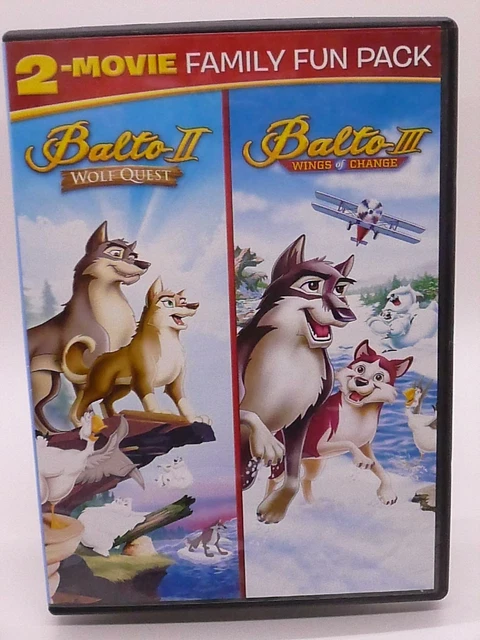 BALTO, BALTO II Wolf Quest, Balto III Wings of Change, film DVD, Nuovo ...