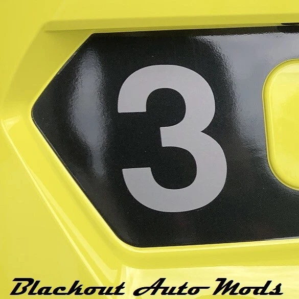 2020-2023 C8 CORVETTE C8R Fender Decals Jake Logo and #3 #4 Vinyl ...