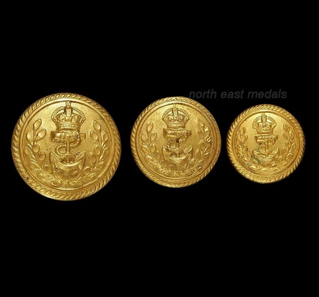 ROYAL NAVY FLAG Officer Uniform Buttons. Three sizes. King's Crown £14. ...