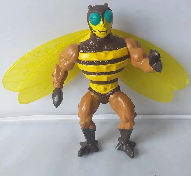 VINTAGE BUZZ OFF He-man MOTU Mattel 1983 Masters of the Universe figure ...