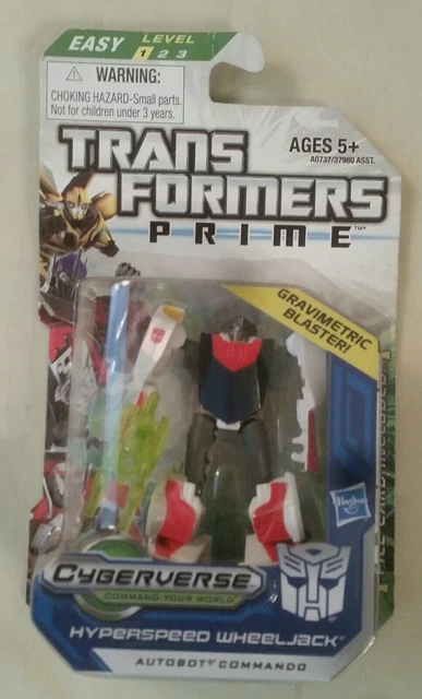 TRANSFORMERS PRIME CYBERVERSE Autobot Hyperspeed Wheeljack Legion class ...