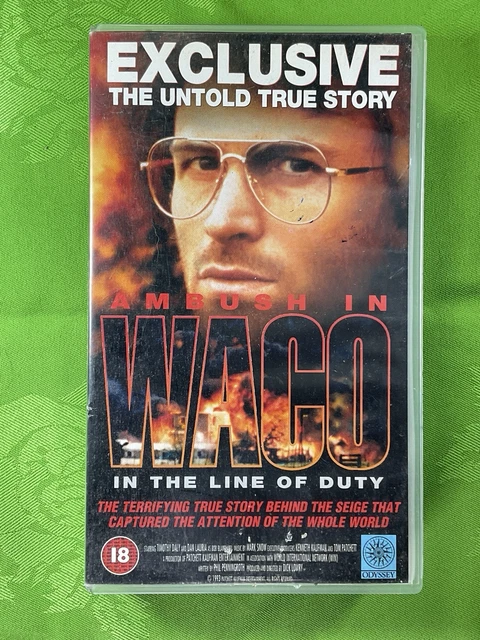 AMBUSH IN WACO Classic VHS Video Cassette Tape, Timothy Daily, Cert 18 ...