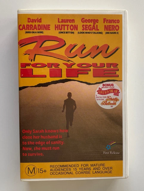 RUN FOR YOUR Life (aka Marathon) [VHS] First Release Ex-Rental Video ...