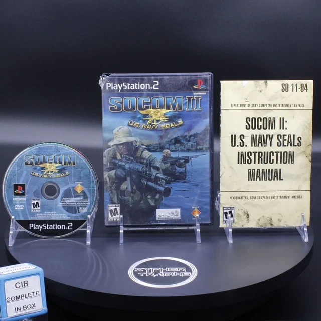 SOCOM II: U.S. Navy SEALs | Sony PlayStation 2 | PS2 | 2003 | Tested ...