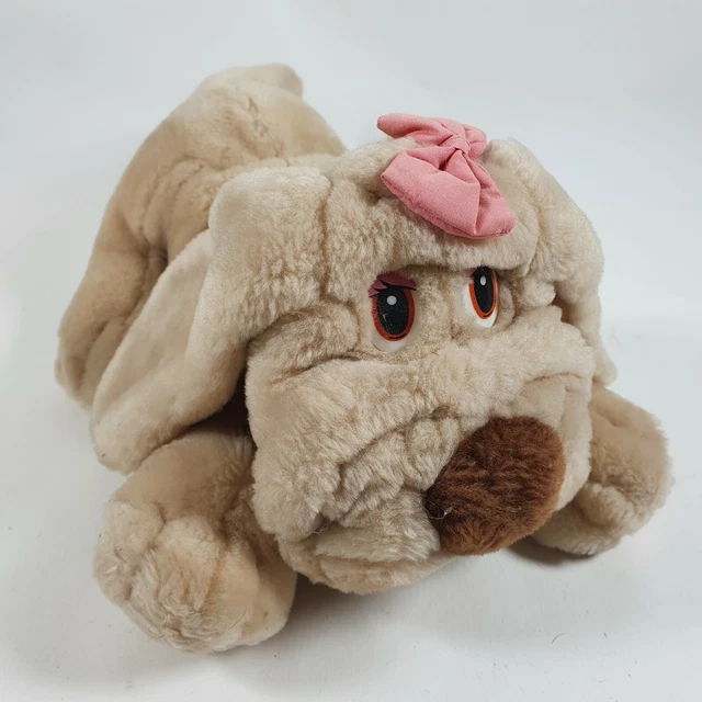 MISS LUBBABLE SOFT Toy Dog Plush Russ Berrie 10" Long 1980s Vintage £13 ...