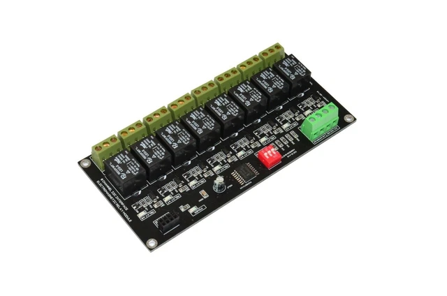 8 CHANNEL I2C Interface Relay Module for Arduino, Raspberry PI, Home ...