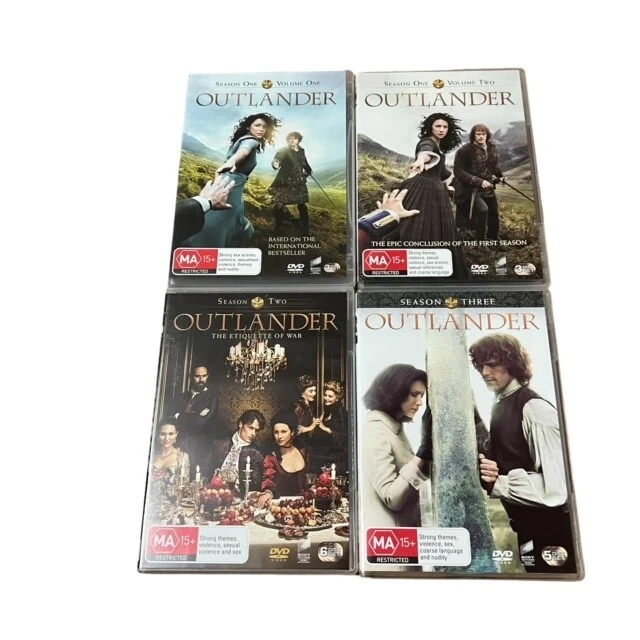 OUTLANDER SEASON ONE-THREE DVD Set Caitriona Balfe Sam Heughan Region 4 ...