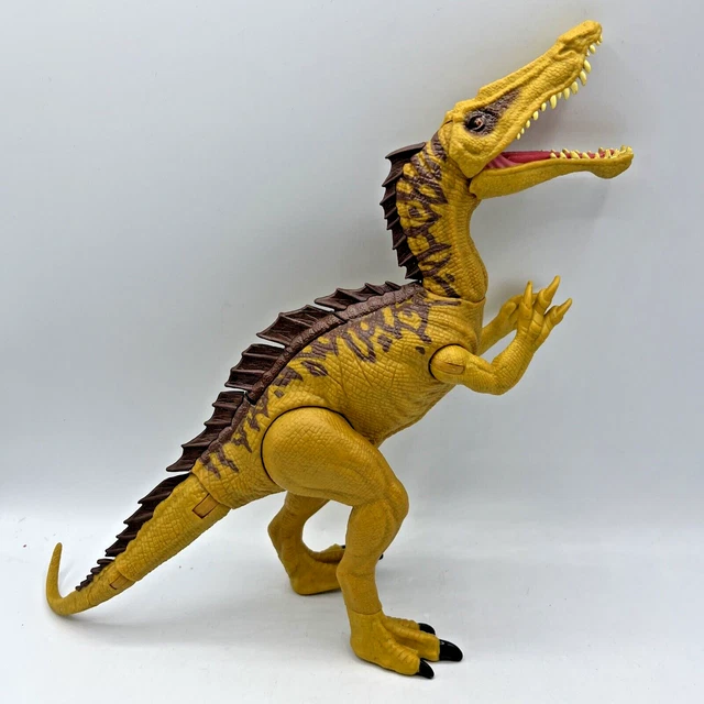 JURASSIC WORLD DINO Rivals Mega Dual Attack Suchomimus Dinosaur Action ...