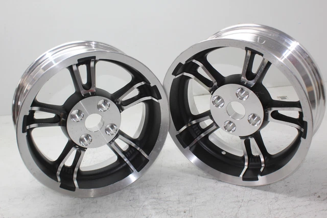 HARLEY DAVIDSON TRI GLIDE 15 INCH 15X5.5 REAR WHEELS RIMS PAIR 4x108mm ...