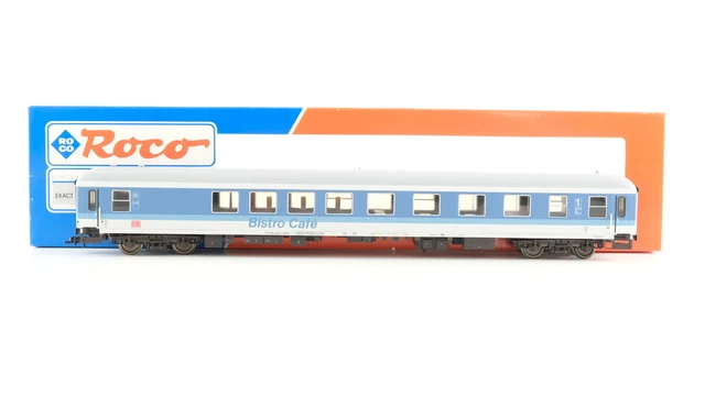 ROCO H0 45052 InterRegio 1. Kl. Bistro Cafe DB (Kupplung defekt) EUR 97 ...