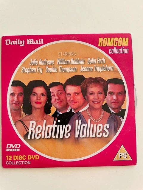 DAILY MAIL ROMCOM Collection DVD Film Relative Values Colin Firth Julie ...
