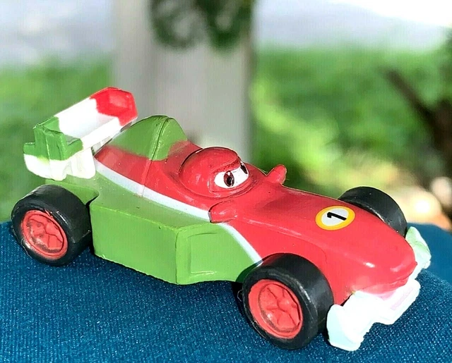 RARE DISNEY PIXAR Cars 2" Mini Italian Race Car Racer PVC Toy Figure ...