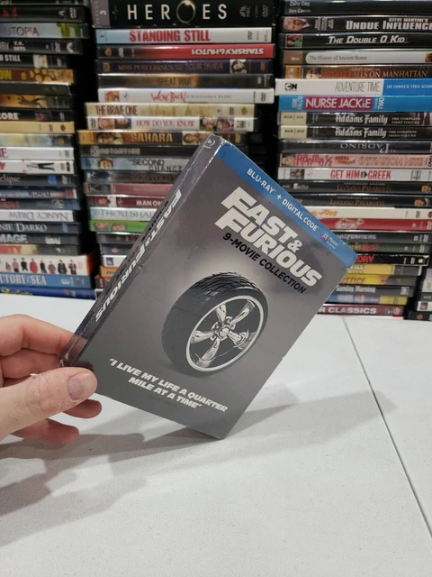 FAST & FURIOUS: 9-Movie Collection Blu-Ray + Digital Code + Slip cover ...