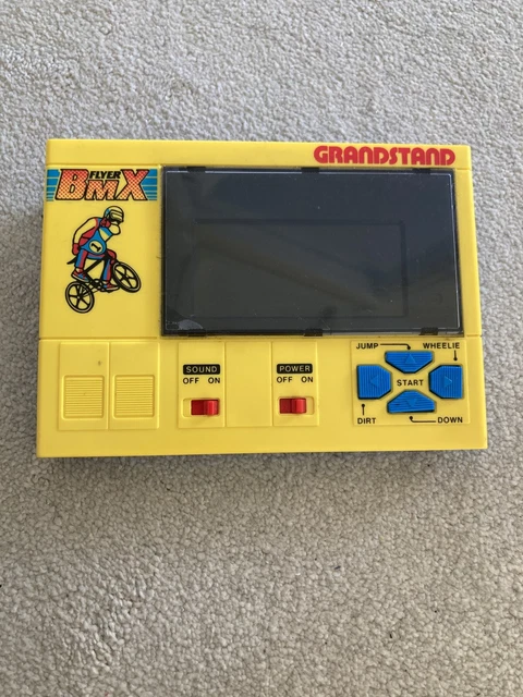 RARE GRANDSTAND BMX Handheld console from the 1980s £57.97 - PicClick UK