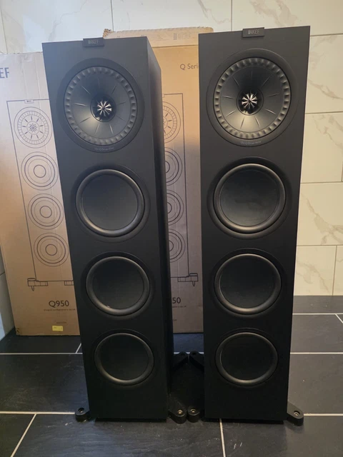 KEF Q950 Q Series Black Floor Standing Speaker Read Desc £792.10 ...