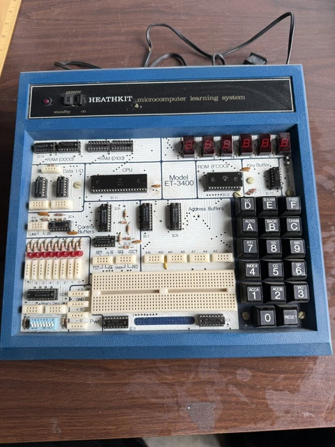 HEATHKIT ET-3400 A Microcomputer System Microprocessor Learning System ...