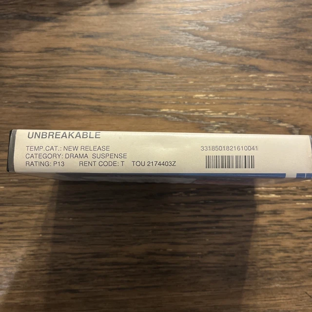 BLOCKBUSTER CLAMSHELL VHS Unbreakable £22.26 - PicClick UK