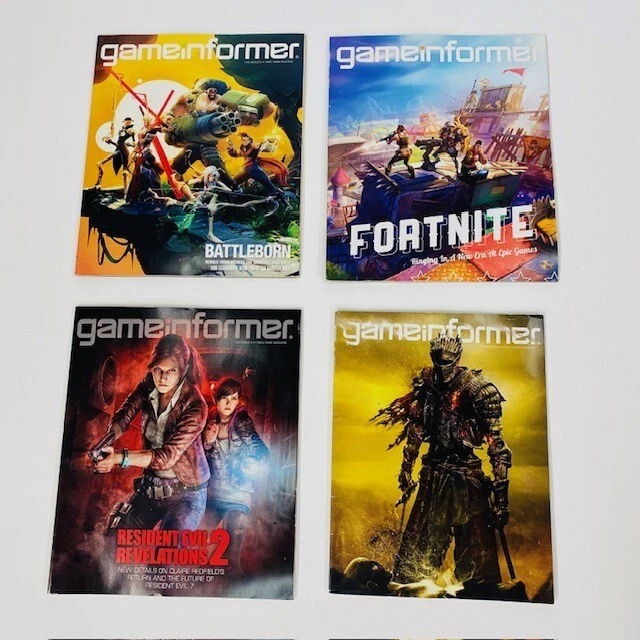 GAME INFORMER MAGAZINE Lot Issues 253 256 259 270 Resident Evil 2 ...