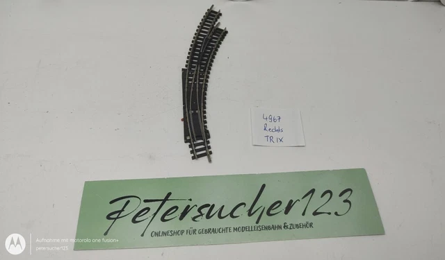 MINITRIX N DC 4967 Rechts-Bogenweiche EUR 15,99 - PicClick DE