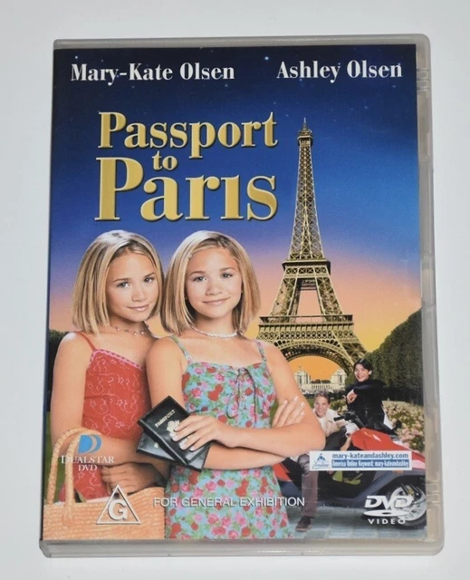 PASSPORT TO PARIS Mary-Kate & Ashley Olsen DVD Movie Great Condition ...