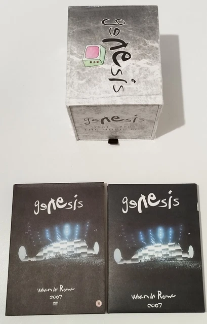 GENESIS THE MOVIE Box Plus Triple Dvd When In Rome Phil Collins Rare ...