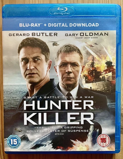 HUNTER KILLER (2018) Blu Ray Gerard Butler Gary Oldman Mint Condition £ ...