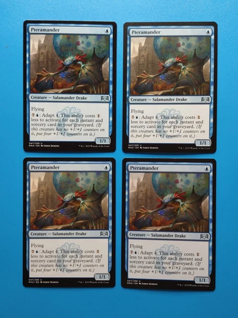 ENSEMBLE DE JEU magique MTG 4x Pteramander x4 comme neuf Ravnica ...