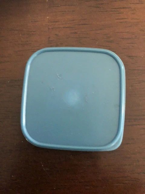 RARE VINTAGE SQUARE Tupperware Blue Modular Mate Seal Refrigerator ...