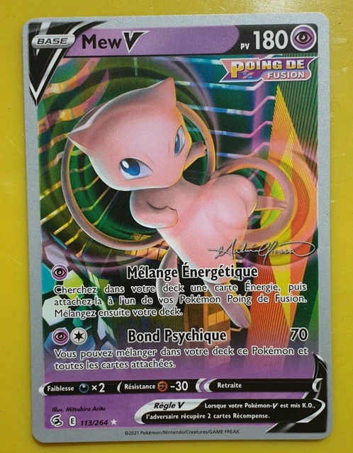 CARTE POKÉMON MEW v pv 180 113/264 world championship 2022 Neuf EUR 9,50 - PicClick FR