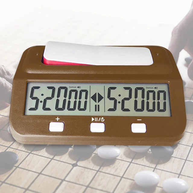 CHESS WATCH LIGHTWEIGHT Competition Timer for Personal Family Use £19. ...