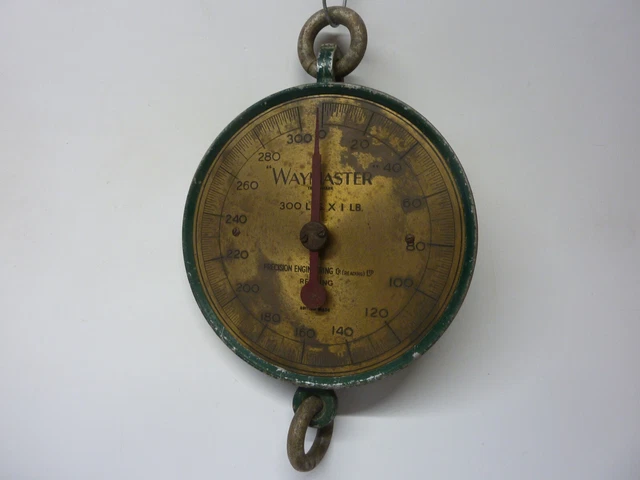 VINTAGE WAYMASTER SPRING BALANCE SCALES 340lb x 1lb £6.00 - PicClick UK