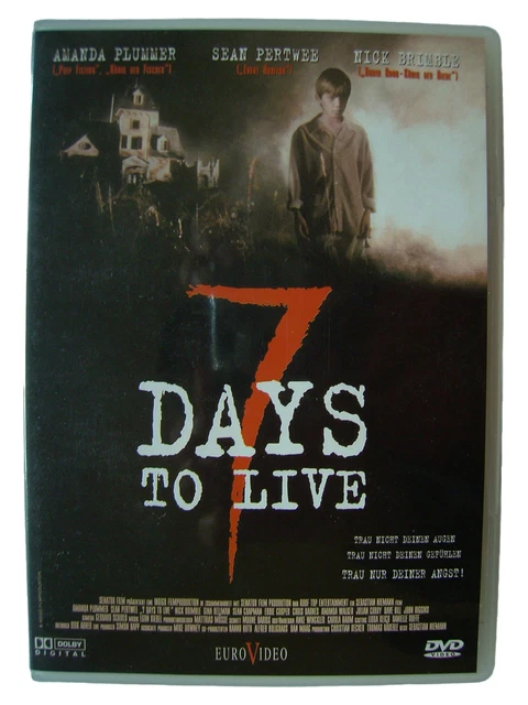 7 DAYS TO Live DVD Horror FSK16 Amanda Plummer Sean Pertwee EUR 2,95 ...