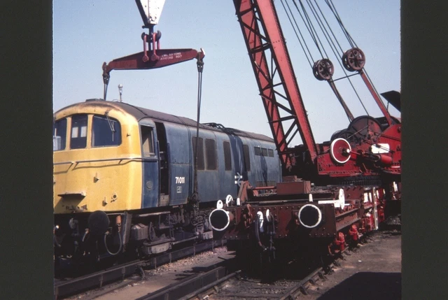 CLASS 71 ELECTRIC Railway Locomotive At Ashford Open Day 1976 Slide ...