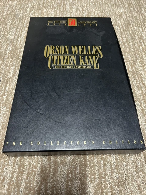 ORSON WELLES CITIZEN Kane 50th Anniversary Collection VHS 1-Tape Set ...
