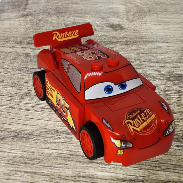 LIGHTNING MCQUEEN RED, 'Rust-eze' crs018 Lego Minifigure Cars Disney £7 ...