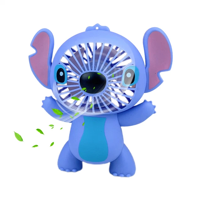 DISNEY STITCH USB Desk Fan 3 Speed Rechargeable Office Cooler £10.07 ...