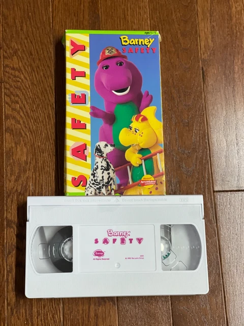 BARNEY SAFETY VHS Home Video Tape 1995 Lyons Group Rare Vintage Vtg ...
