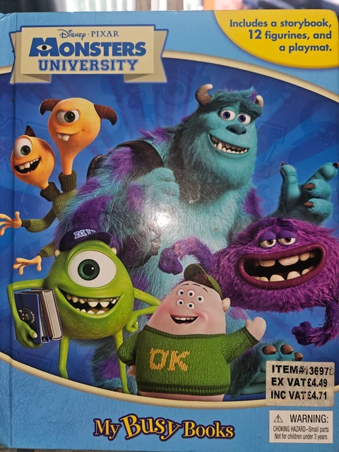 MONSTERS UNIVERSITY MY Busy Book – Complete Set with Figurines and ...