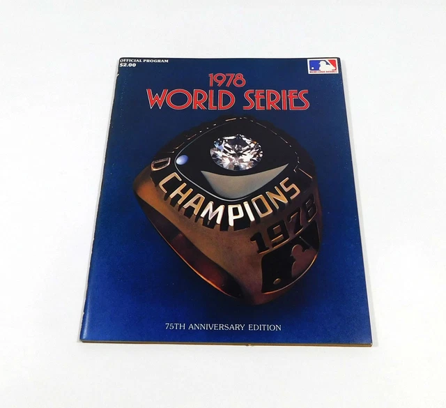 PROGRAMMA DELLA WORLD Series MLB 1978 New York Yankees Vs Los Angeles ...