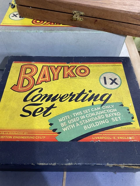 BAYKO CONVERTING SET (1x) Building Set. Plimpton Engineering Co. Ltd £9 ...