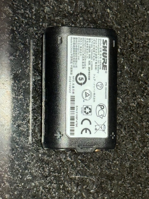 SHURE SB900 LITHIUM-ION Rechargeable Battery $80.00 - PicClick