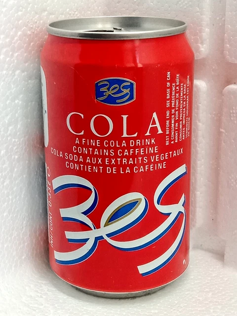 EMPTY DRINK CAN 3ES COLA Empty Can 330 ml. Netherlands 1993 Top Open ...