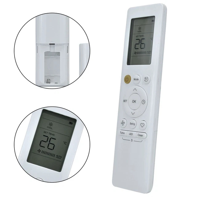 FONCTIONNEMENT SIMPLIFI?? AVEC t??l??commande de remplacement pour climatiseur M EUR 11,89 ...