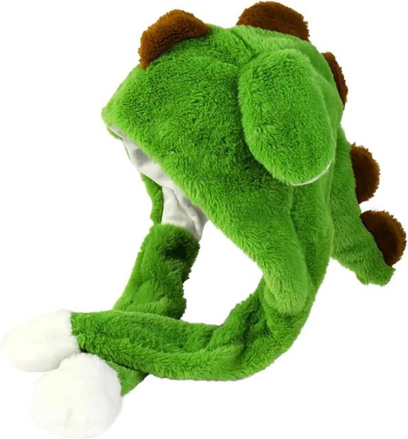 DINOSAUR HAT WITH Moving Ears Animal Hat Ear Moving Jumping Hat Kids ...