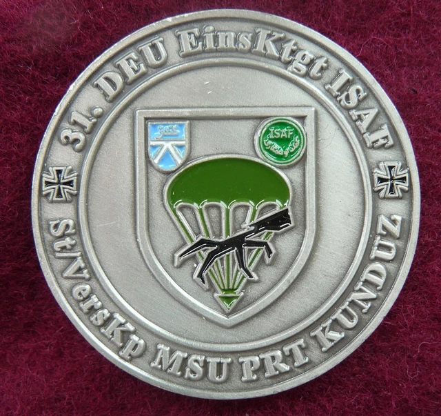 EGB KSK FALLSCHIRMJÄGER Coin ISAF Luftlandebrigade DSK DSO Bundeswehr ...
