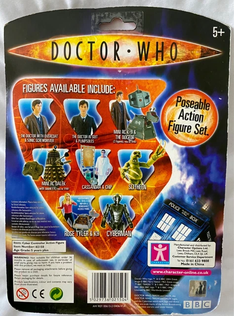DOCTOR WHO CYBER Controller 5" Action Figure ... New & Sealed £19.99 ...